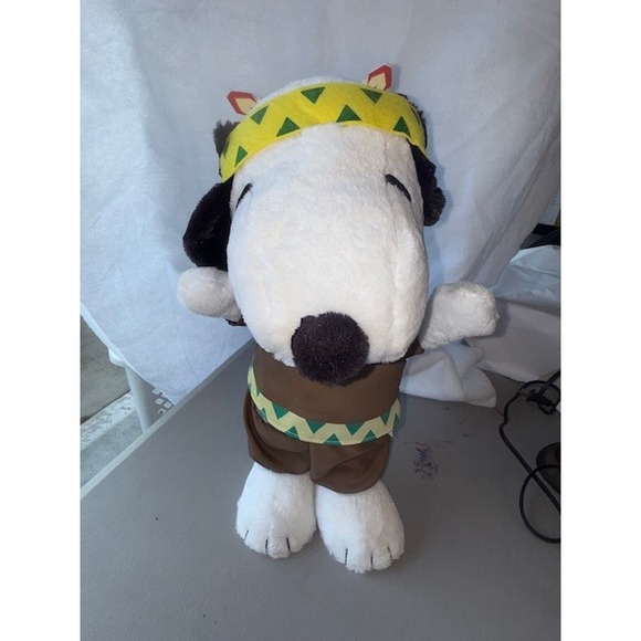 Peanuts | Toys | Snoopy Peanuts Fall Harvest Native American ...